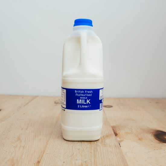 2 litre whole milk - Hilltop Farm