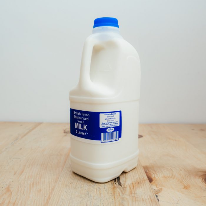 2 litre whole milk - Hilltop Farm